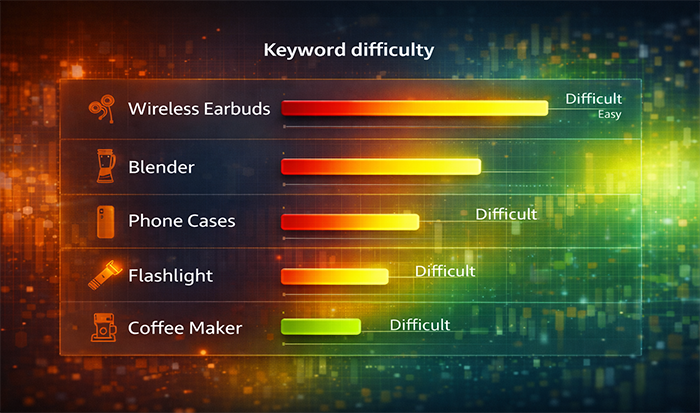 Amazon Keyword Difficulty Report 2026 Guide - Sellerite